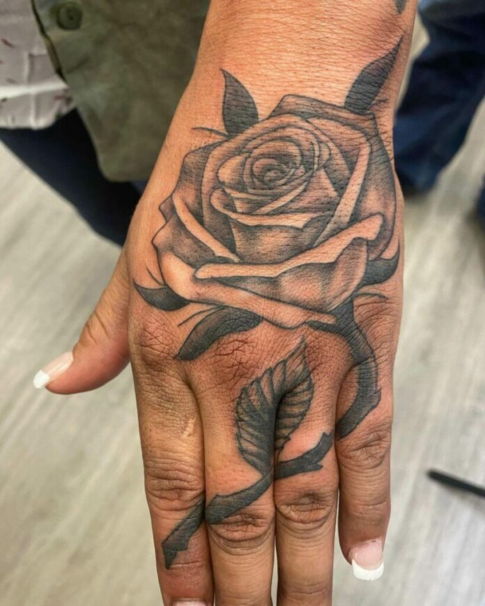 50+ ROSE HAND TATTOO MALE IDEAS YOU’LL HAVE TO SEE TO BELIEVE | fixthelife