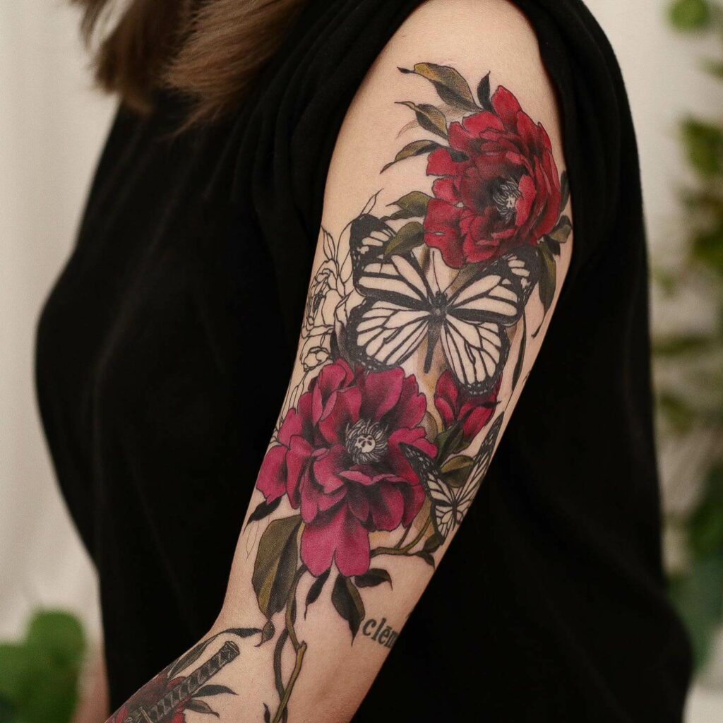 30 Female Flower Sleeve Tattoo Ideas That Will Blow Your Mind
