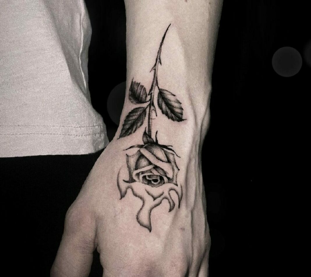 50+ ROSE HAND TATTOO MALE IDEAS YOU’LL HAVE TO SEE TO BELIEVE | fixthelife